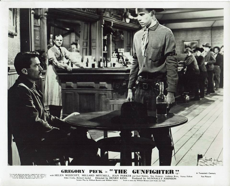 Gregory Peck Skip Homeier The Gunfighter vintage photo | eBay UK