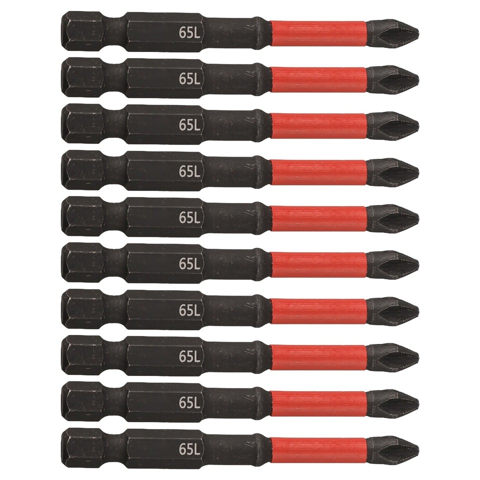 PH2 Magnetic Anti Slip Screwdriver Bit Set 10 Pack for Tight Grip on ...