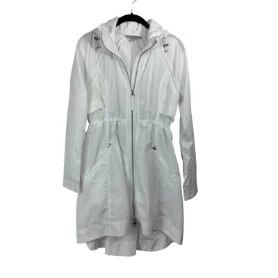 Athleta Drip Drop Jacket Women's White Lightweight Windbreaker Size XS ...