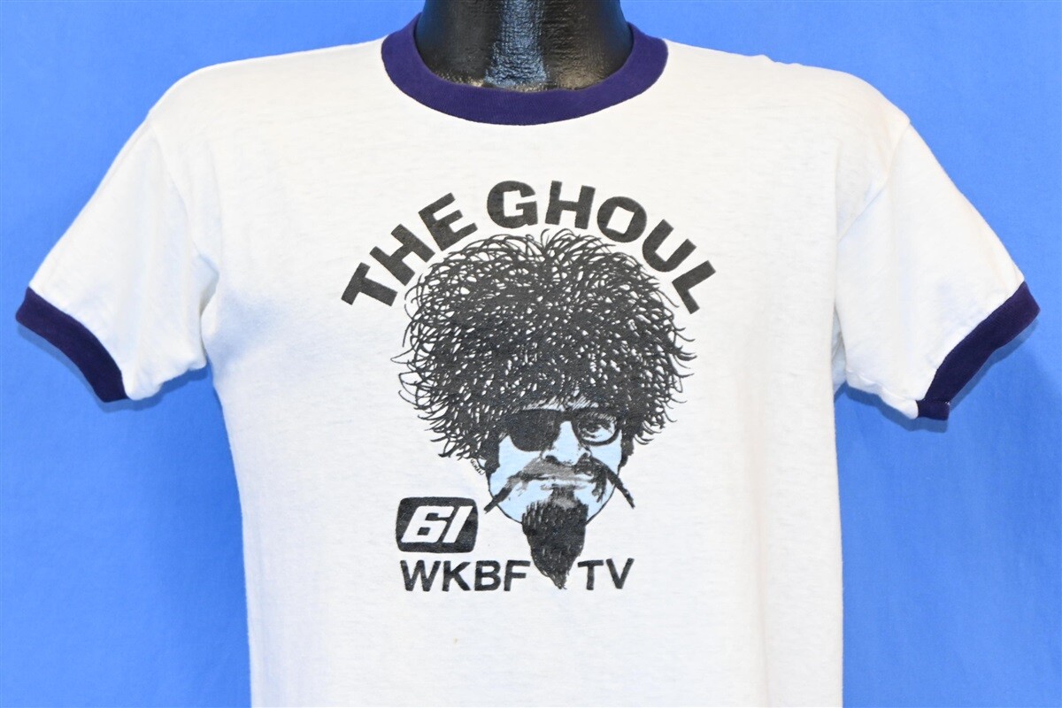 vtg 70s THE GHOUL HORROR TV HOST RON SWEED CHANNEL 61 CLEVELAND WKBF t ...