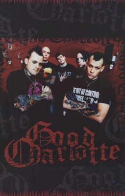 ORIGINAL 2002 GOOD CHARLOTTE RED POSTER FUNKY #6613 NEW 22x34 FREE ...