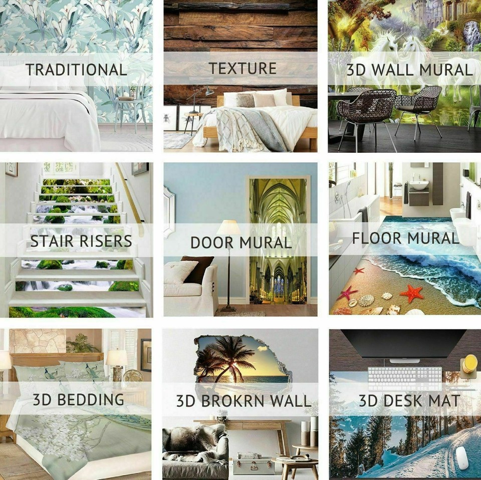 3D Cartoon Hill O506 Wallpaper Wall Murals Removable Wallpaper Sticker ...