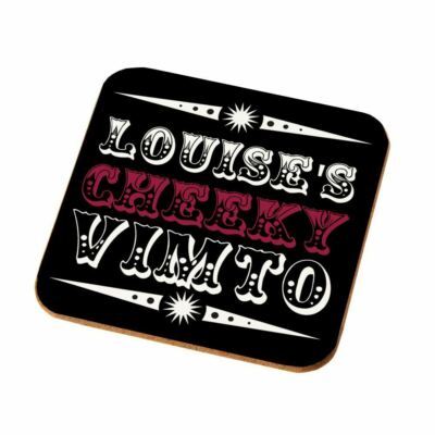 Personalised Cheeky Vimto Coaster. Customised Drinks Coaster for Him or ...