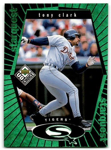1999 UD Choice StarQuest Green Tony Clark Detroit Tigers #SQ24 | eBay