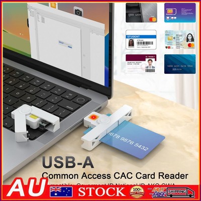 Portable USB Card Reader ID CAC Card Reader for SIM Chip ID Card (USB ...