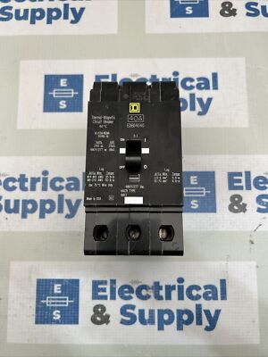 EDB34040 - Square D - Molded Case Circuit Breaker New Surplus | eBay