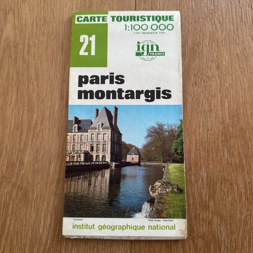 Carte Touristique Routière IGN France 21 ️ Paris Montargis 1976 ...