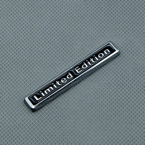 Black Metal Chrome LIMITED EDITION 3D Sport Emblem Car Rear Trunk Badge ...