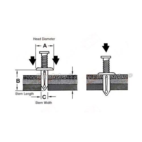 25pcs Radiator Core Support Upper Panel Cover Retainer Trim Clip For GM ...