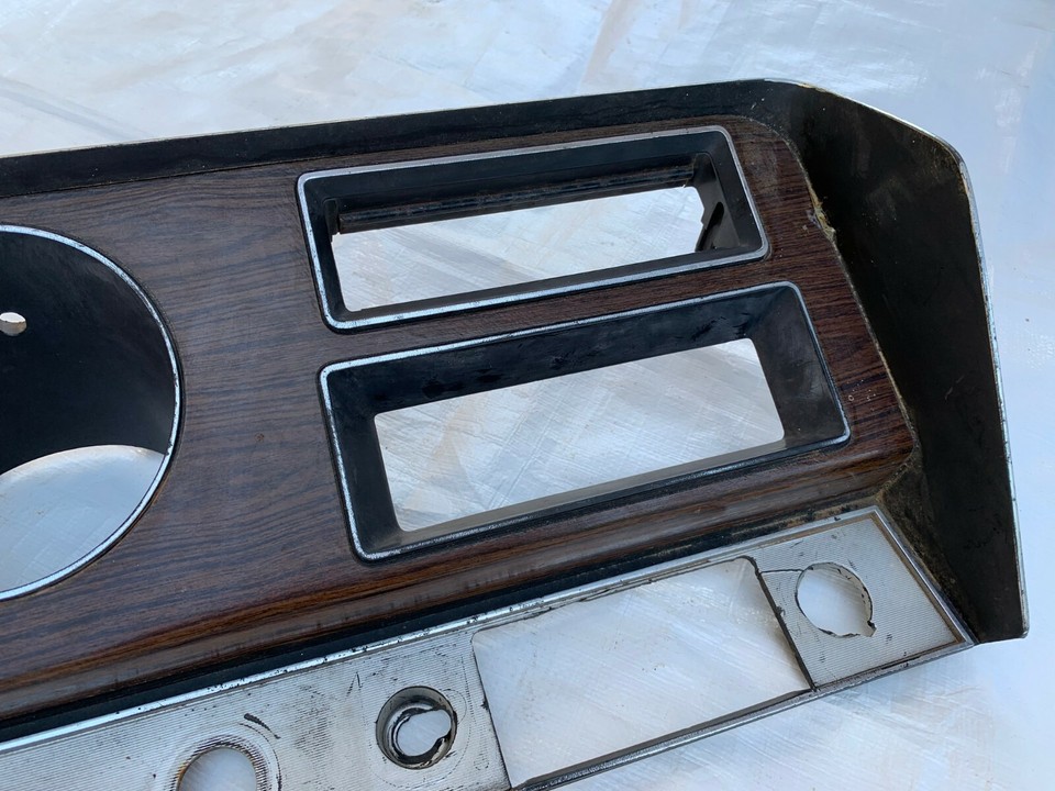 1970-1972 GTO Dash Bezel Woodgrain Wood Grain AC Instrument Panel Cover ...