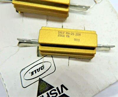 VISHAY DALE RH-25 25W 25Kohm 1% WIREWOUND RESISTOR | eBay
