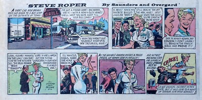 Steve Roper & Mike Nomad by Overgard - color Sunday comic page - Oct. 2 ...