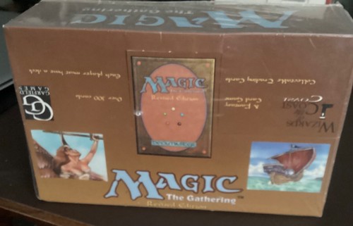 MTG Revised 3rd Edition Factory Sealed Booster Box Magic The Gathering ...