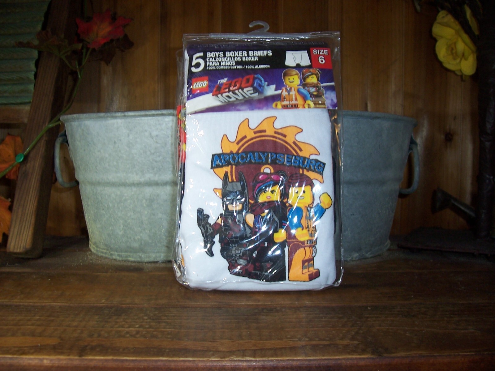 LEGO BOYS BOXER BRIEFS UNDERWEAR 5 PACK SIZE 6 VARIOUS DESIGNS SCHOOL ...