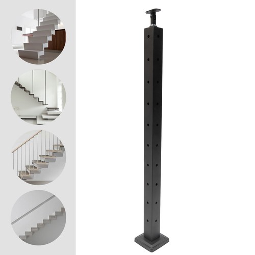 Square Cable Railing Post Wood Concrete Level Deck Corner Post ...