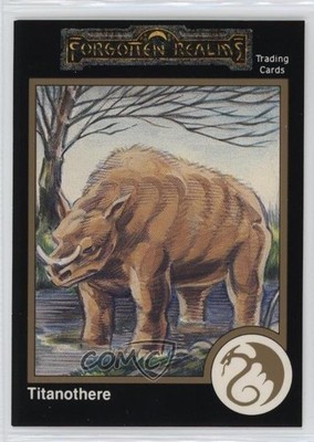 1992 TSR Advanced Dungeons & Dragons Forgotten Realms Gold Titanothere ...