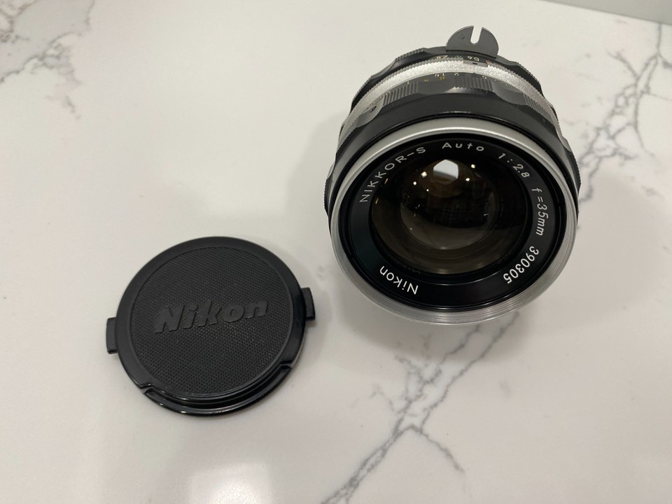 Nikon Nikkor-S Auto 35mm F2.8 Lens Non-AI for Nikon F, with front ...