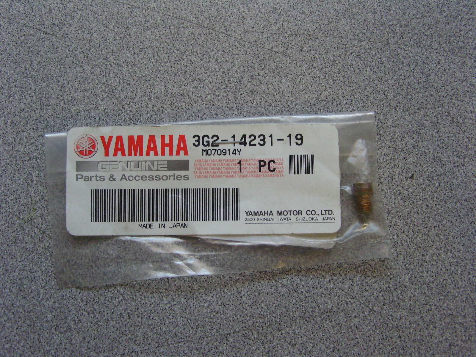 NOS Yamaha Main Jet (#95) 96-01 XVZ1300 01-05 YFM660 84-85 YT60 3G2 ...