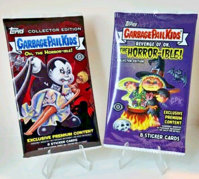 (2x PACKS) GPK Oh the Horror-Ible & Revenge OTH COLLECTOR EDITION LOT ...