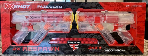 X-Shot Chaos Respawn FaZe Clan Round Ball Blaster by Zuru 2 pk. (24 ...