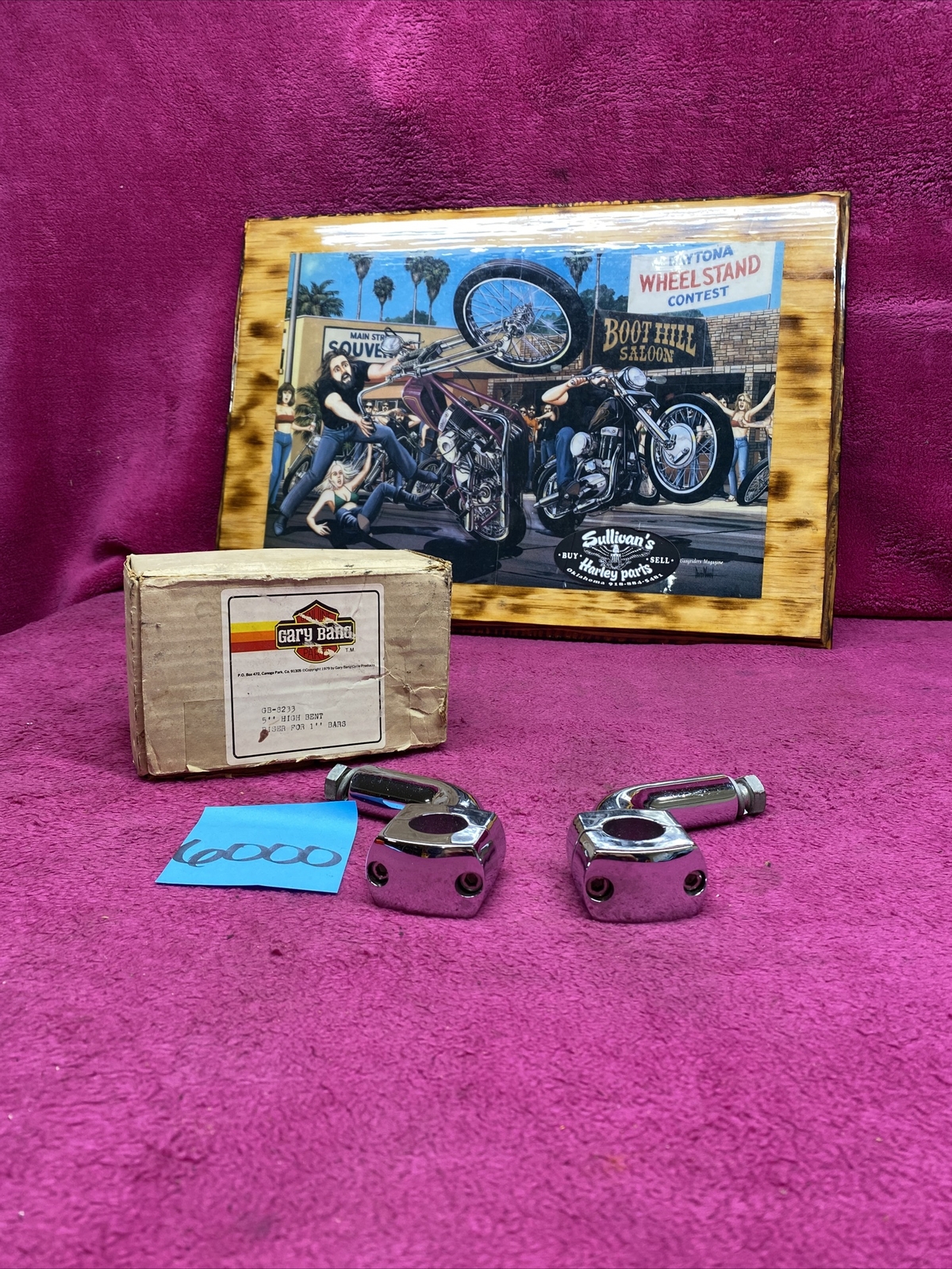 Harley Chopper Vintage Springer Glide Handle Bar Riser Risers Aee Sb&f ...