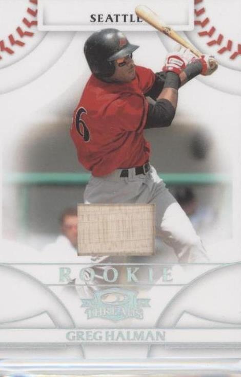 2008 Donruss Threads - Rookie Greg Halman #142 Bats /500 (MEM, RC) for ...