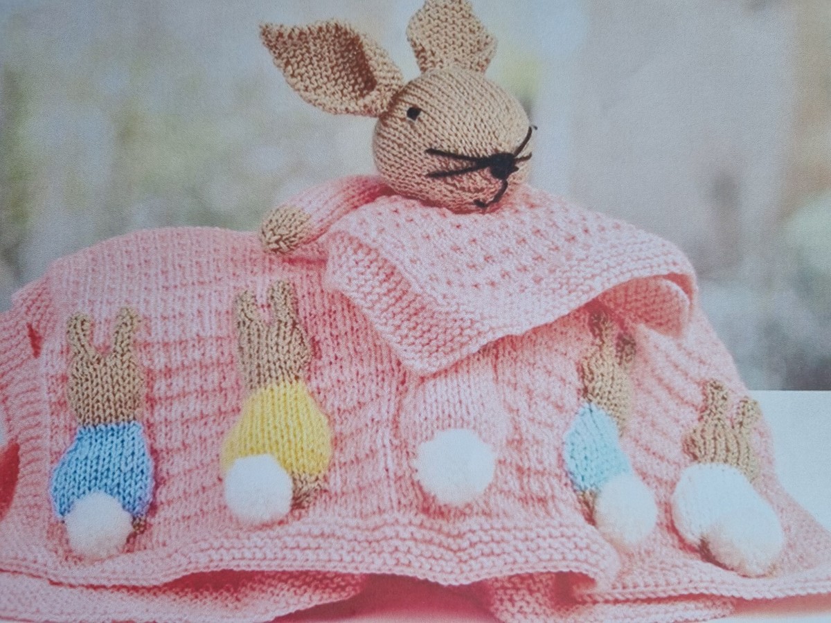 Bunny Blanket Knitting Pattern