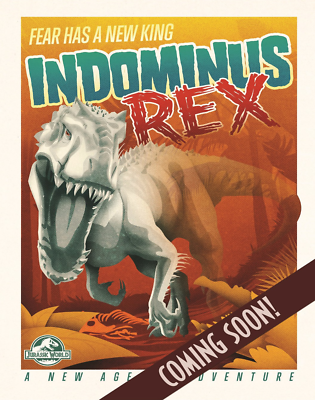 Rex Indominus Jurassic World Poster