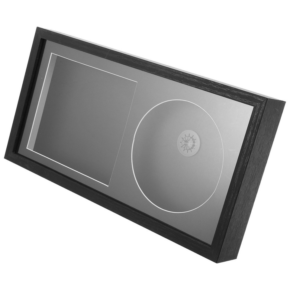 Floating Cd Display Holder Stand Hollow Vinyl Frame Wall Mounted Album ...