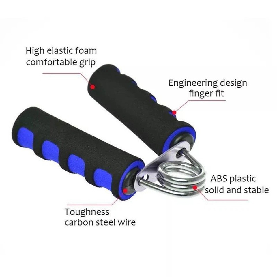 Hand Grippers Foam Handle Grip Wrist Exerciser Grips Set Heavy Duty ...