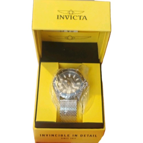 INVICTA Men's PRO DIVER Blue Dial STAINLESS STEEL Bracelet 46mm ...