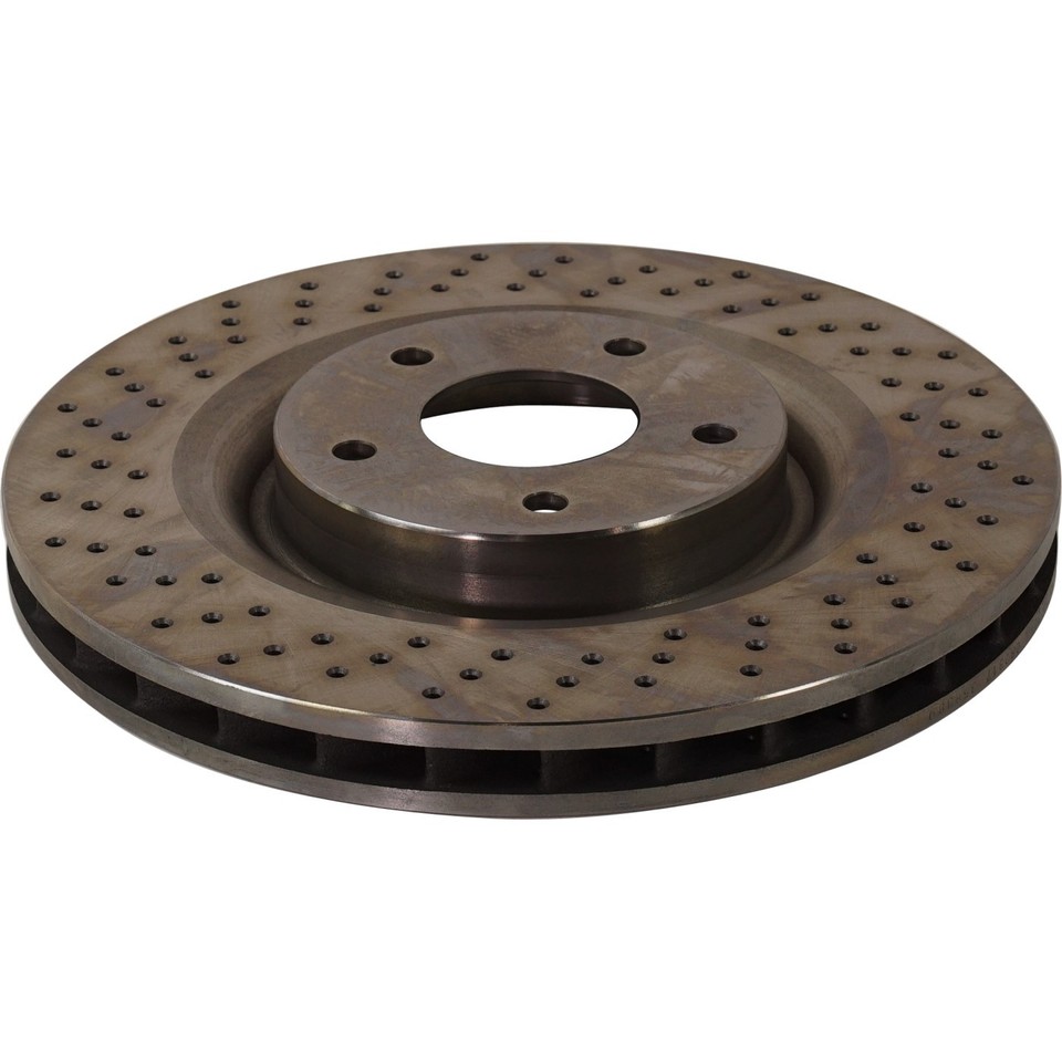 Front Cross-Drilled Disc Brake Rotors For 2005-2013 Chevrolet Corvette ...