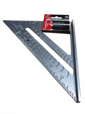6" 150mm Aluminium Roofing Rafter Square Measure Measuring Sq Roof Tool ...