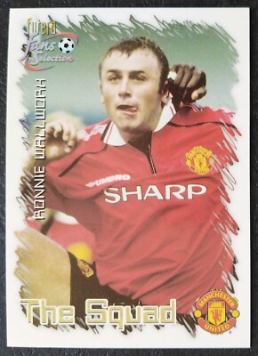 33 Ronnie Wallwork Manchester United Trading Card Futera Fans Selection ...