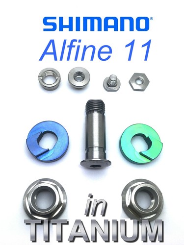 SHIMANO ALFINE 11 SPEED: Titanium Set to spare up to 60 grams! | eBay