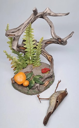 Boehm 1967 "NORTHERN WATER THRUSH" Limited Ed Model 490 Porcelain Bird ...