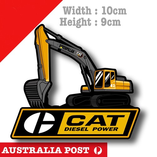 Caterpillar Diesel Power Logo EXCAVATOR Sticker | eBay Australia