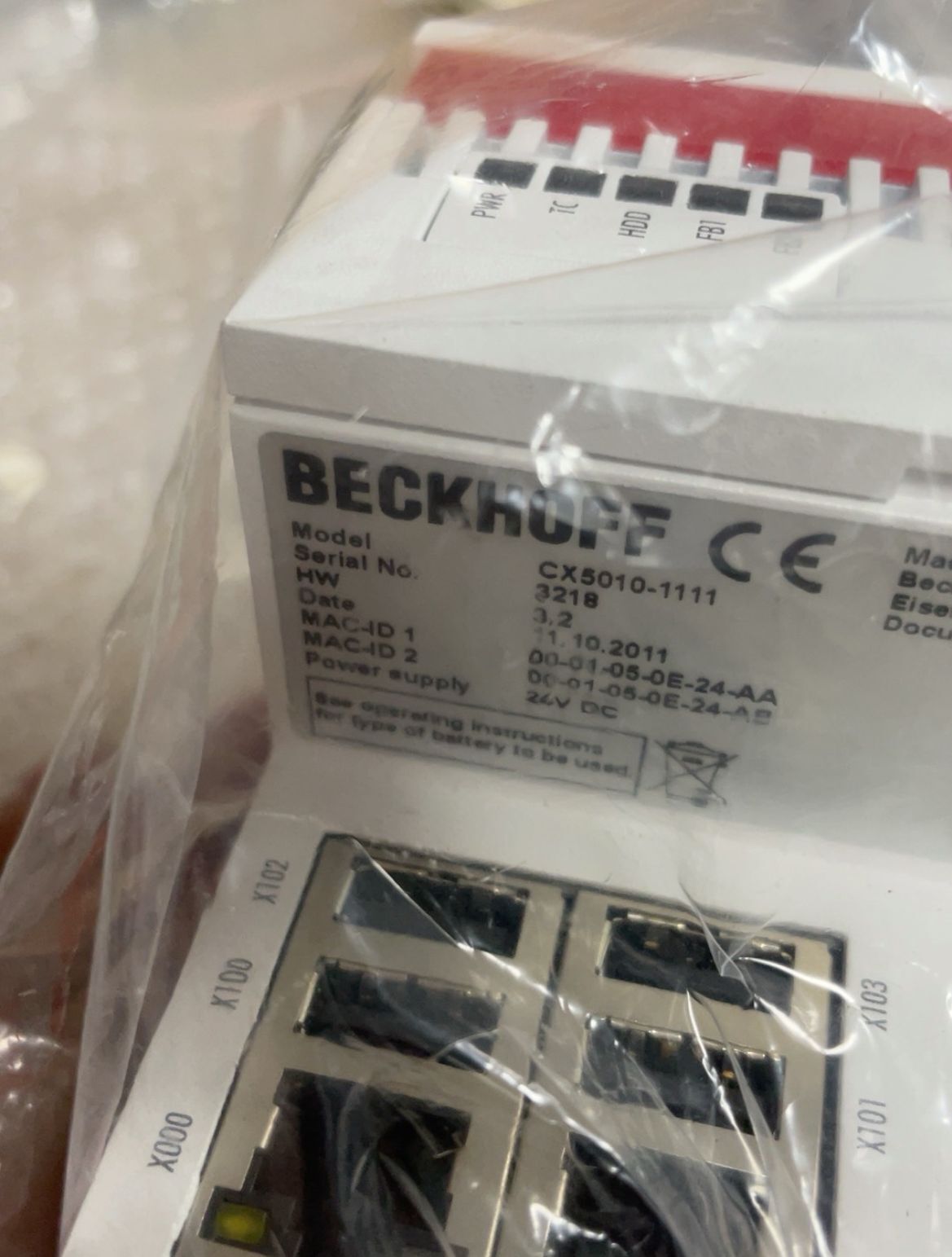 1PCS BECKHOFF CX5010-1111 Used Fast Shipping | eBay