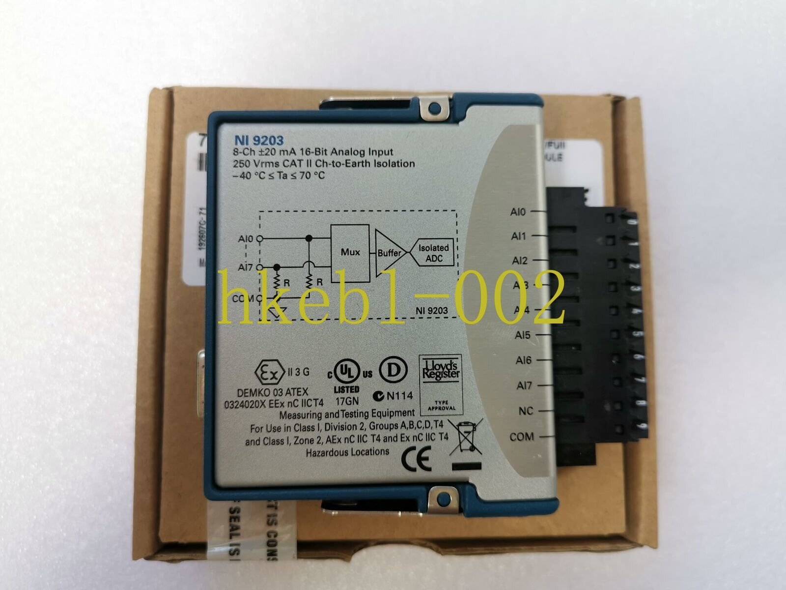 National+Instruments+9203+200+kS%2Fs%2C+%C2%B120+mA%2C+8-Channel ...