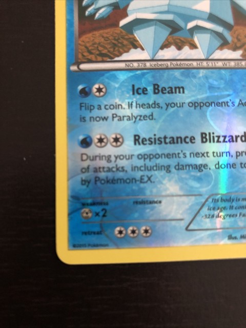 Pokémon TCG Regice Ancient Origins 24/98 Reverse Holo Rare for sale ...