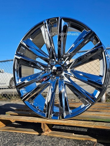 26" Inch Chrome Replica Escalade Platinum 6x139.7 6x5.5 Wheels Rims | eBay