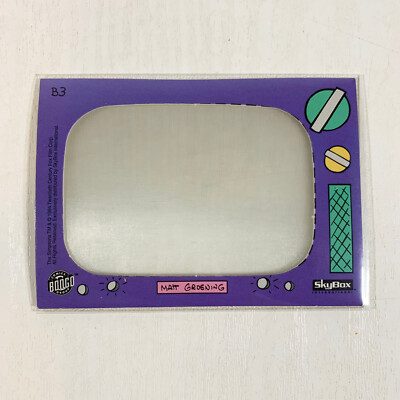 1994 Skybox The Simpsons Television TV Frame Promo Trading Card B3 | eBay