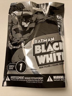 DC Batman Collectibles Black & White Blind Bag Mini Figures Series 1 ...