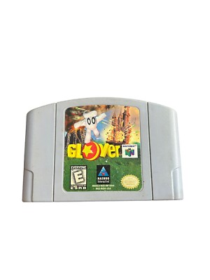 Glover Nintendo 64 N64 Authentic Game Cartridge Tested & Works ...