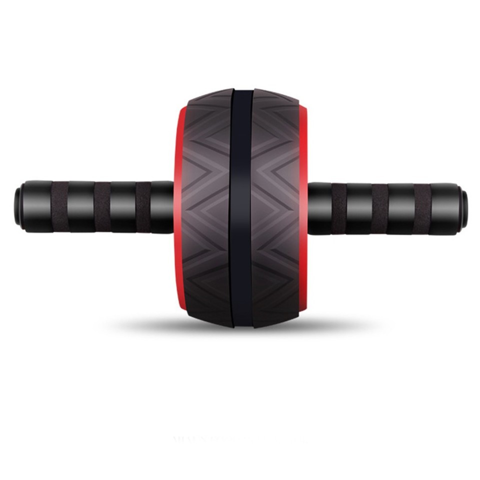 Abdominal Exercise Roller Double Wheel Abdomen Training Roller Mute ...