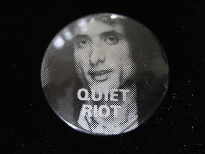 Quiet Riot-Kevin DuBrow-Rock-Pin Badge Button-80's Vintage-Rare | eBay