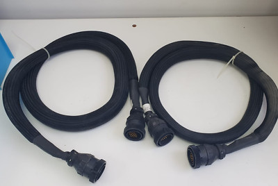 Lot of 2 Military cable 5FT MALE TO MALE 20 PIN | eBay