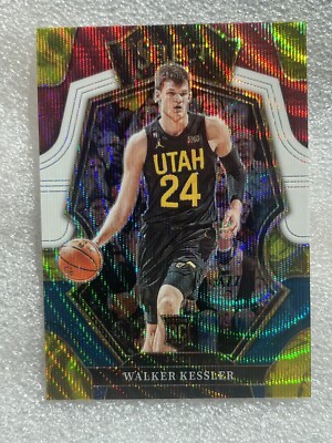 2022-23 Walker Kessler NBA SELECT PREMIER LEVEL RC RED WHITE BLUE Tri ...