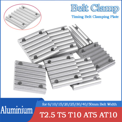 Clamping Plate Timing Belt T2.5 T5 T10 AT5 AT10 Clamp Tooth Plate Belt ...