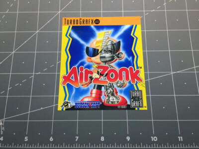 Air Zonk TurboGrafx-16 cover decal sticker retro video game tg16 Turbo ...